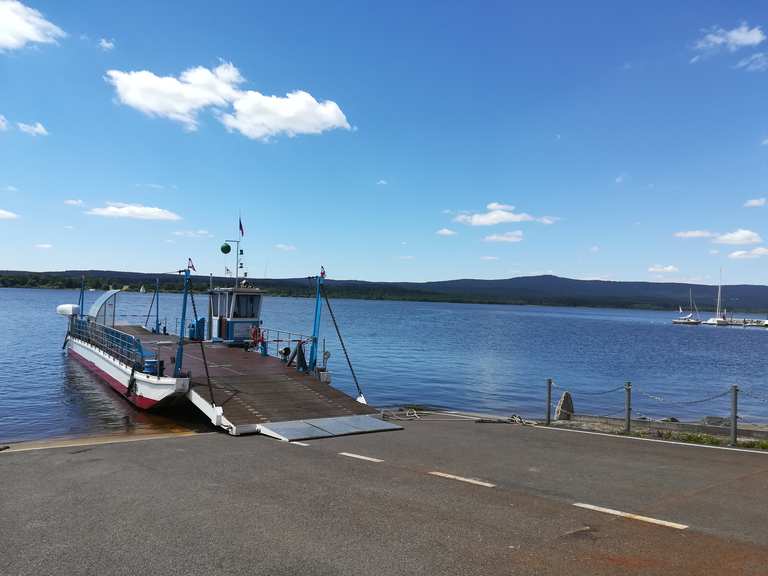 Lipno-Stausee, Fähre Dolní Vltavice-Kyselov fietsroutes en kaart | Komoot