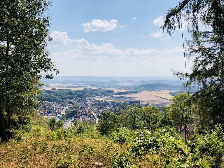 Felsformation Gänseschnabel – Weg zur Wetterfahne Runde von Ilfeld ...