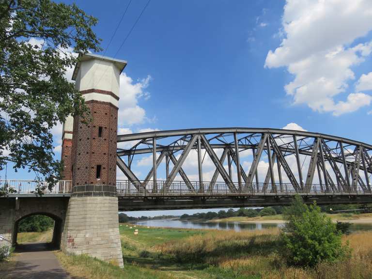 Elbebrücke bei Barby - Cycle Routes and Map | Komoot