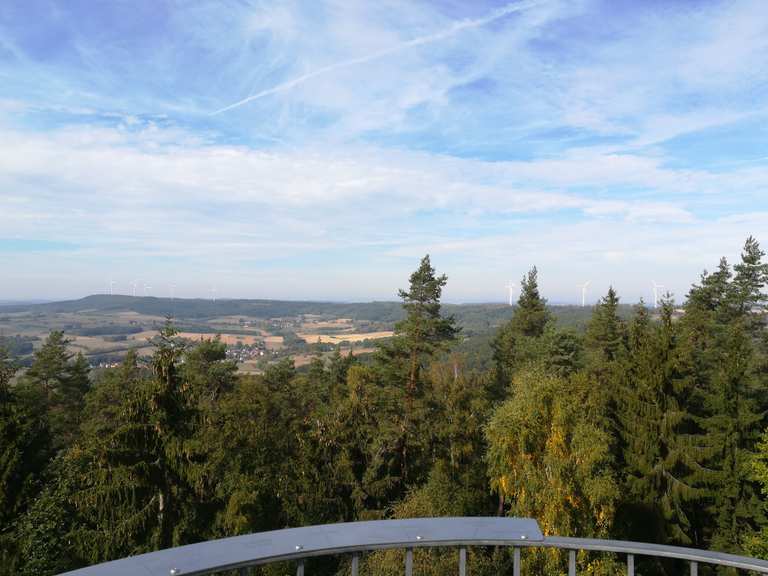 Schau-Dich-Um-Turm auf dem Patersberg: Mountainbike-Touren und -Trails ...