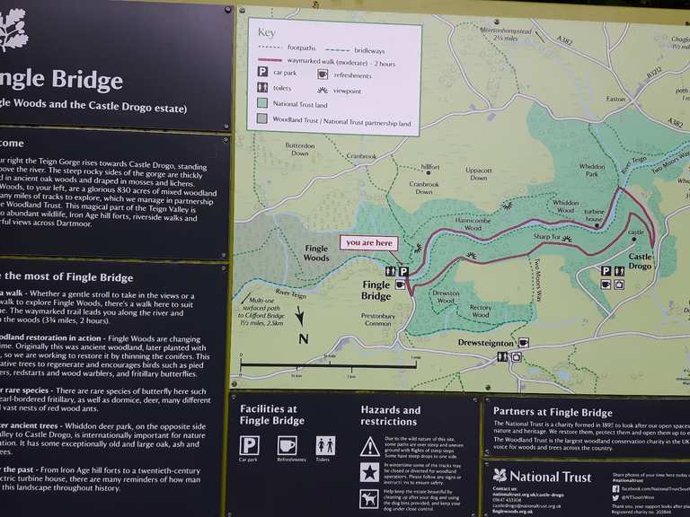 Fingle Bridge Routes for Walking and Hiking | Komoot