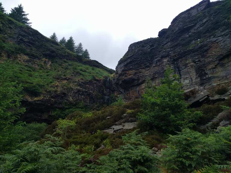Pen-Pych Waterfall Routes for Walking and Hiking | Komoot