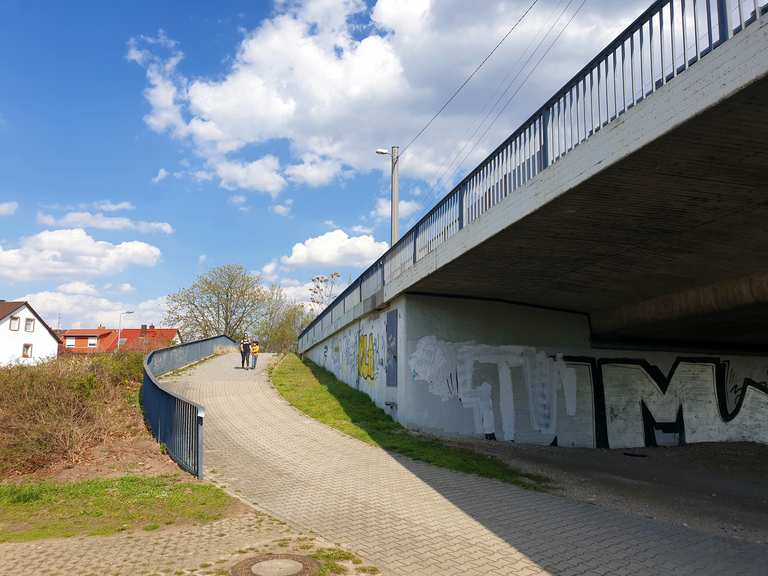 Altrheinbrücke Sandhofen / Mannheim 🚴‍♂️ Road Cycle Routes and Map | Komoot