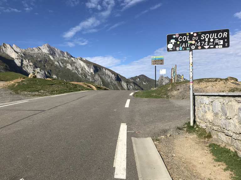 Col du Soulor - Itinéraires vélo et carte | Komoot