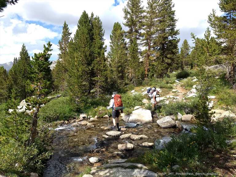 Ranger Station JMT/PCT Taboose Pass/Bench Lake Junction Routes for ...