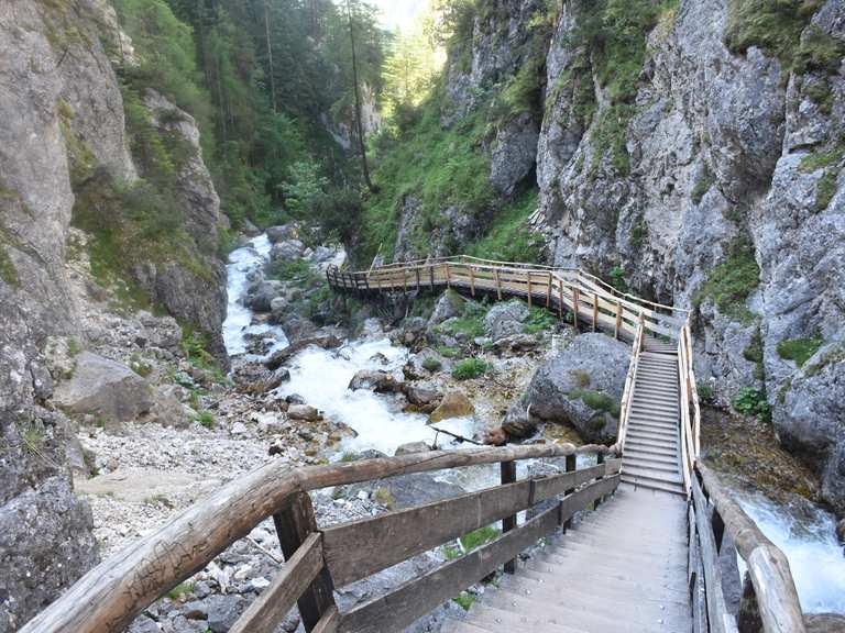 Silberkarklamm: Wanderungen und Rundwege | komoot