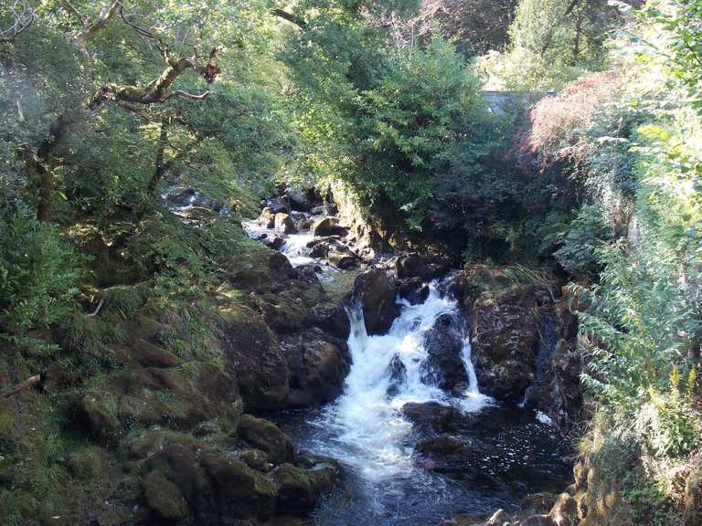 River Avon bridge and waterfall - Mountain Bike Trails & Tracks | Komoot