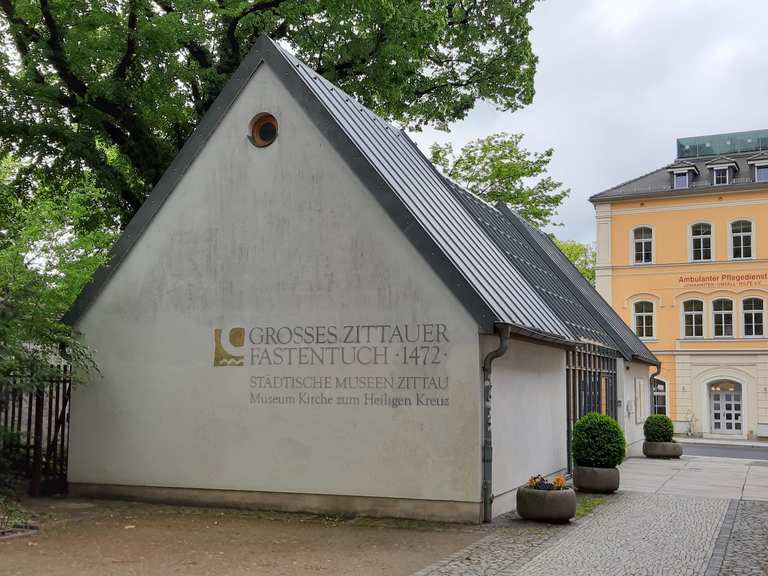 Kirche zum Heiligen Kreuz / Großes Zittauer Fastentuch Routes for ...