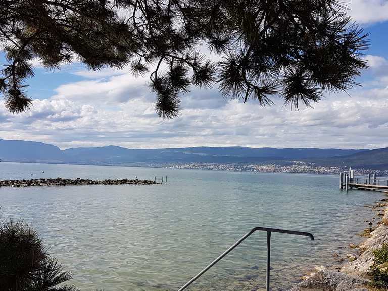Hafen in Cudrefin – Plage de Portalban Loop from Cudrefin | bike Tour ...