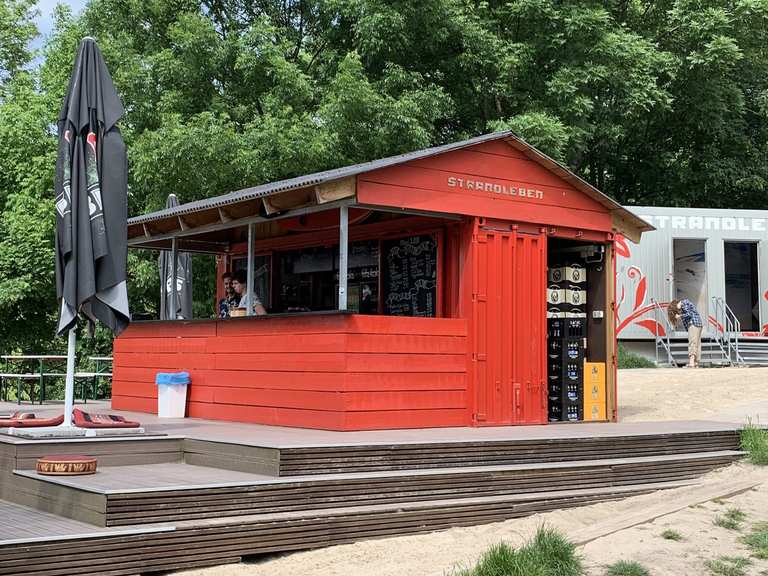 Strandleben - Die Strandbar am Wasser : Radtouren und Radwege | komoot