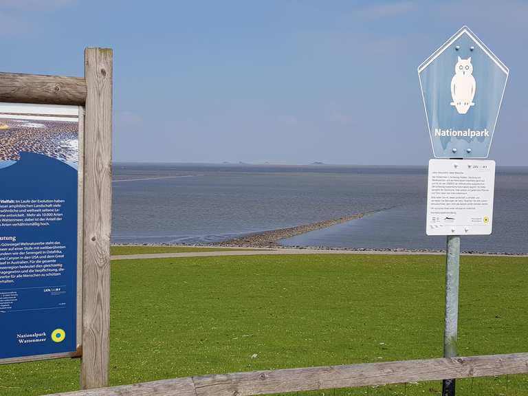 Toller Ausblick aufs Meer und die Halligen - Cycle Routes and Map | Komoot