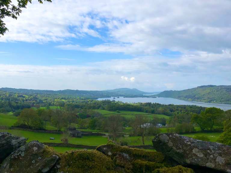 Boucle de Bowland Bridge et de la vallée de Grizedale depuis Windermere ...