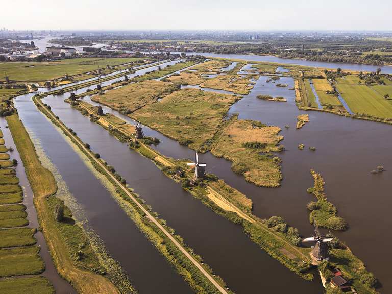 Windmills at Kinderdijk Cycle Routes and Map | Komoot