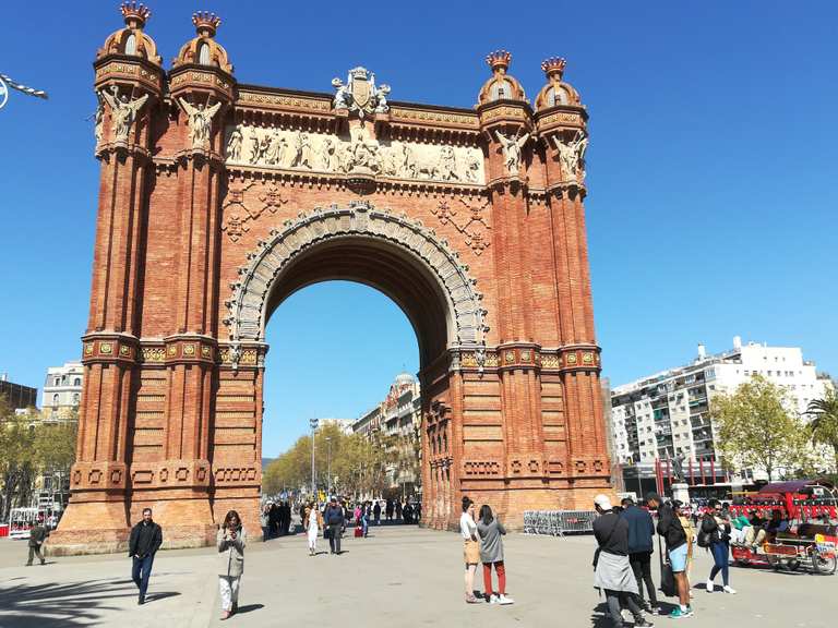 Barcelona-Arc de Triomf: Rutas de senderismo y caminatas | Komoot