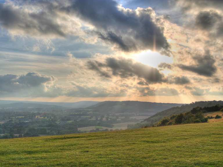 Boucle de Colley Hill & Walton Oaks depuis Reigate Hill — Surrey Hills ...