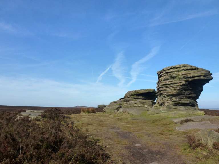 Burbage Moor, Suprise View & Eyam loop from Hathersage — Peak District ...