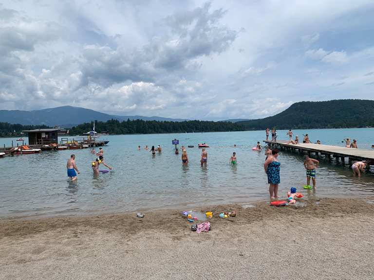 Strandbad in Faak am See: Wanderungen und Rundwege | komoot