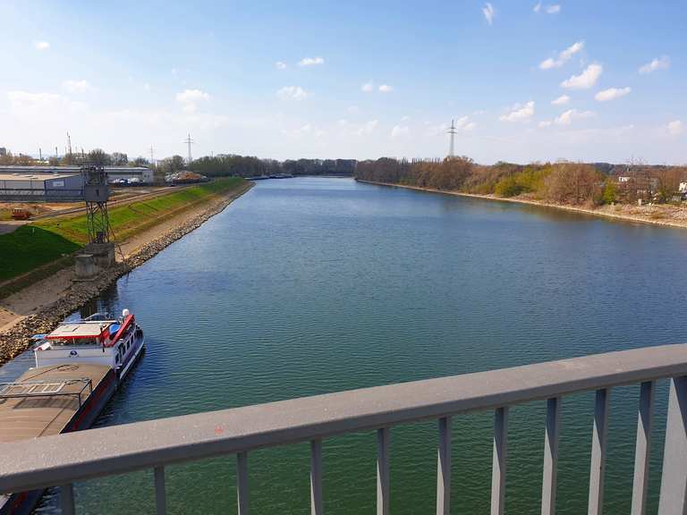Altrheinbrücke Sandhofen / Mannheim 🚴‍♂️ Road Cycle Routes and Map | Komoot
