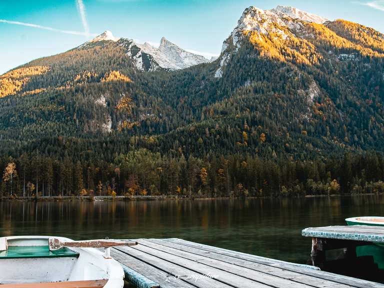 Hintersee Nordufer – Blick auf den Hintersee Runde von Ramsau bei ...