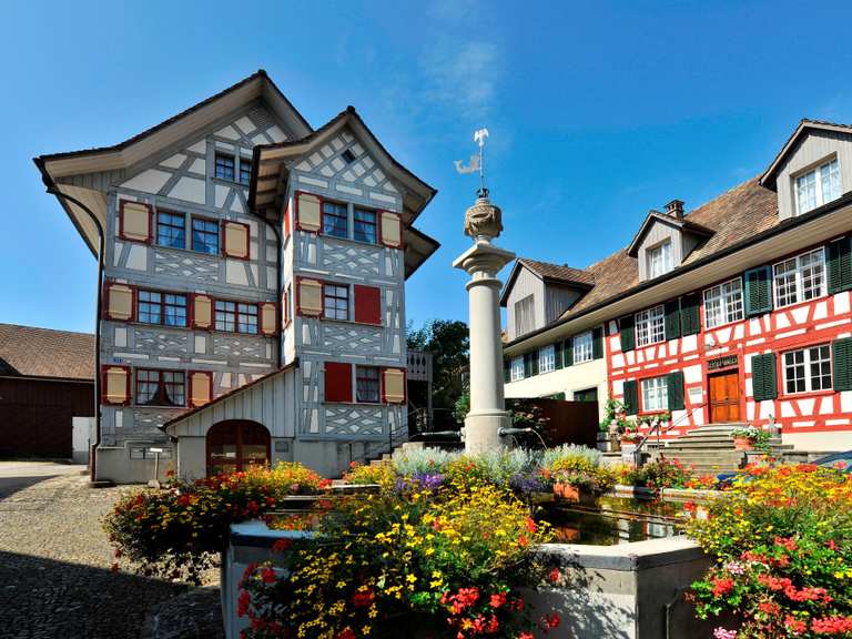 Thurwanderweg – Altstadt Weinfelden Runde von Weinfelden | Fahrradtour ...