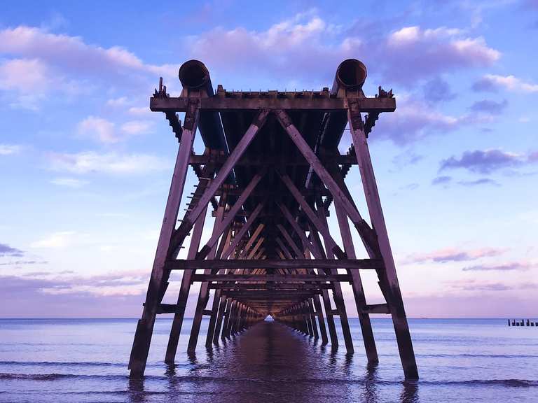 Hart, Crimdon Beach & Steetley Magnesite Pier loop — Costa de Durham ...