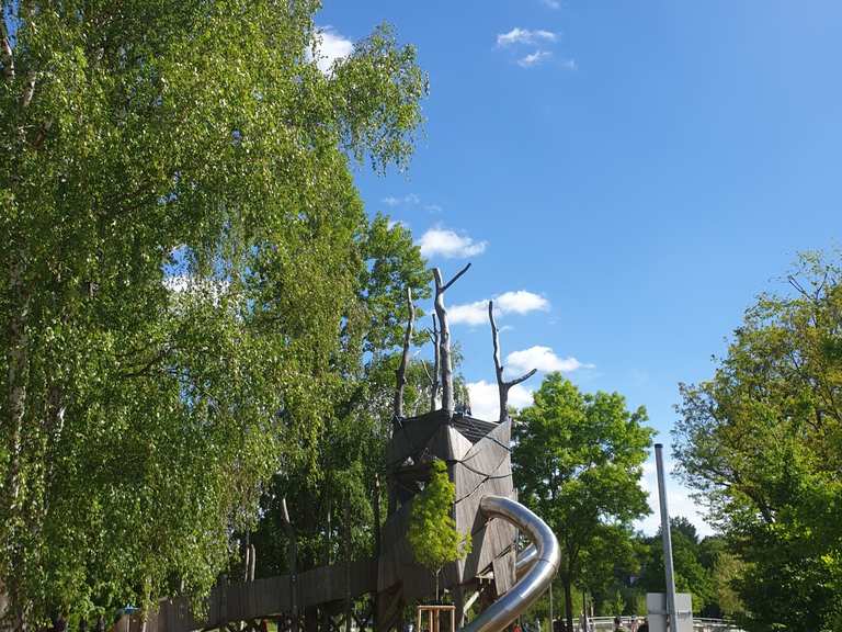 Spielplatz und Wasserpark im ERBA-Park Bamberg – Wander- & Radrouten ...