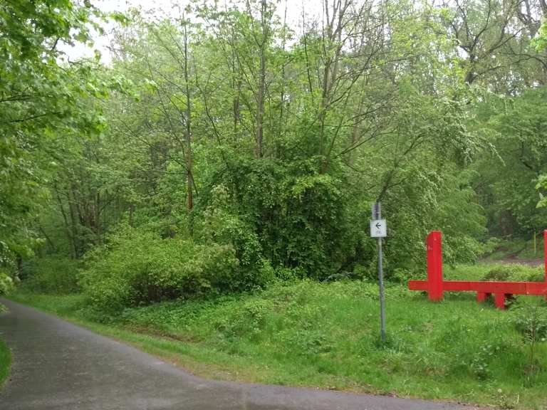 Ilm valley cycle path between Weimar and Tiefurt Cycle Routes and Map ...