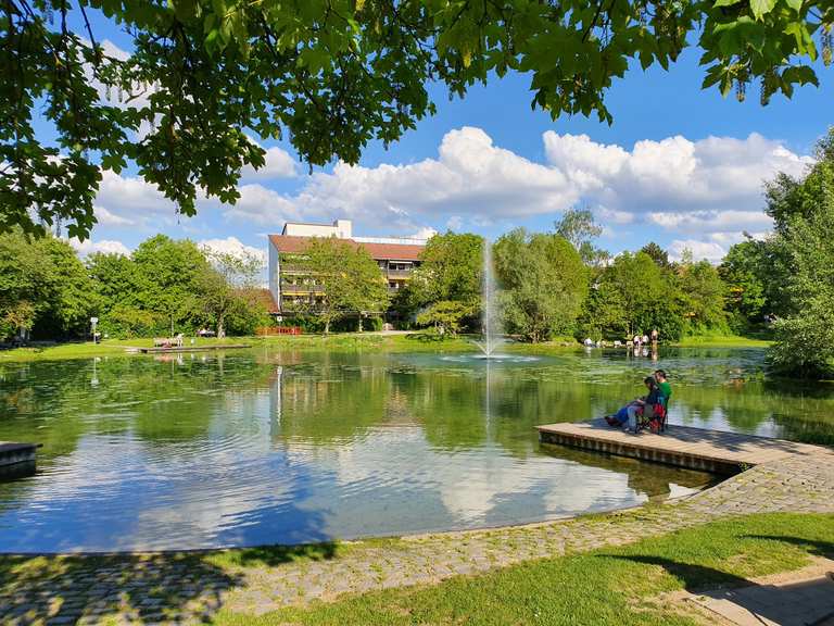 Ortspark Unterhaching: Wanderungen und Rundwege | komoot