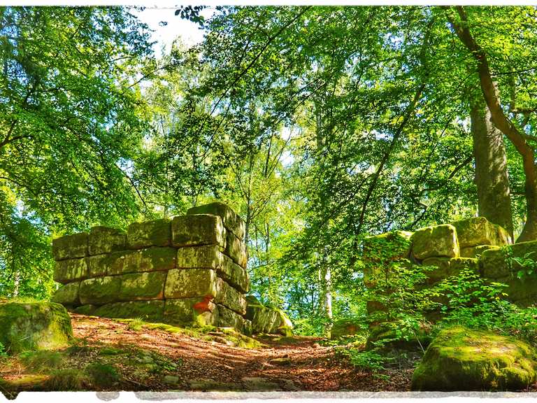 Heidelsburg Roman Fortress Ruins: Wanderungen und Rundwege | komoot