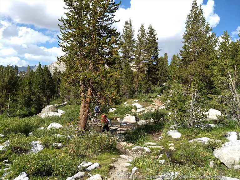 Ranger Station JMT/PCT Taboose Pass/Bench Lake Junction Routes for ...