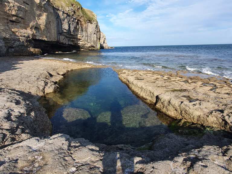 Sea quarries, Dancing Ledge. - Routes and Map | Komoot