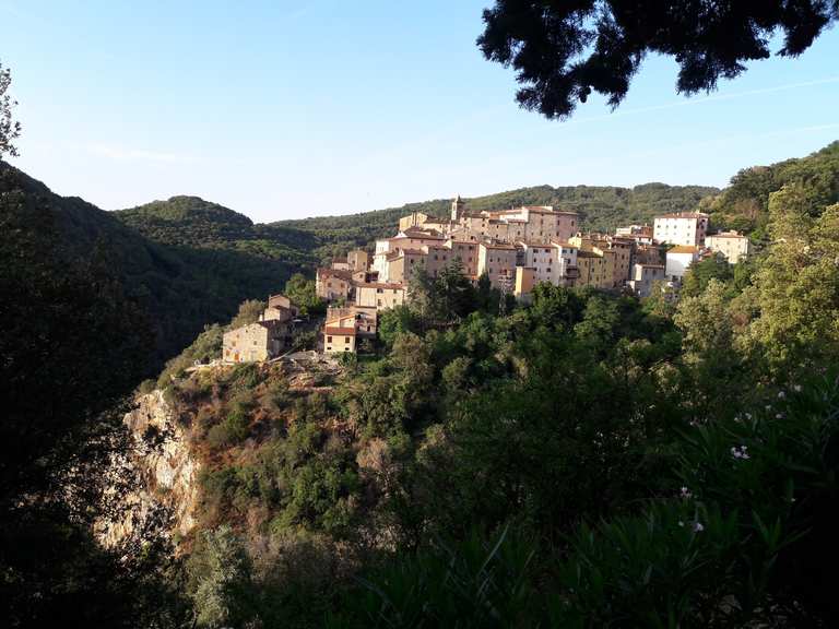 Sassetta Road Cycle Routes and Map | Komoot