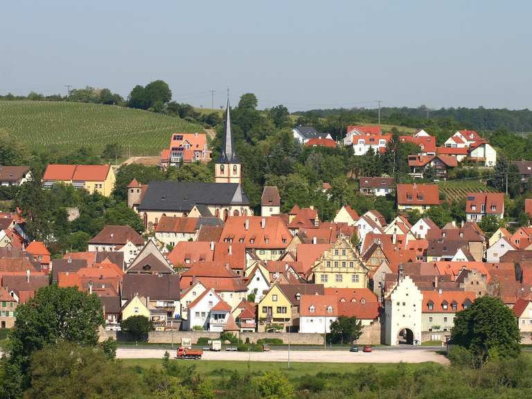 Historische Altstadt von Sulzfeld am Main: Wanderungen und Rundwege ...
