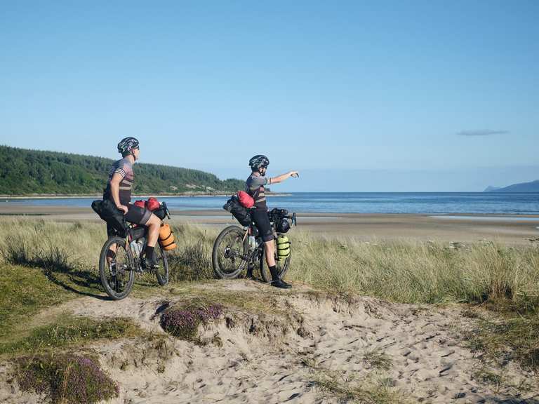 Ostel Bay beach loop from Kames | bike Tour | Komoot