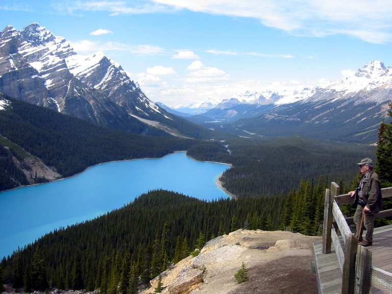 Peyto Lake Viewpoint Routes for Walking and Hiking | Komoot