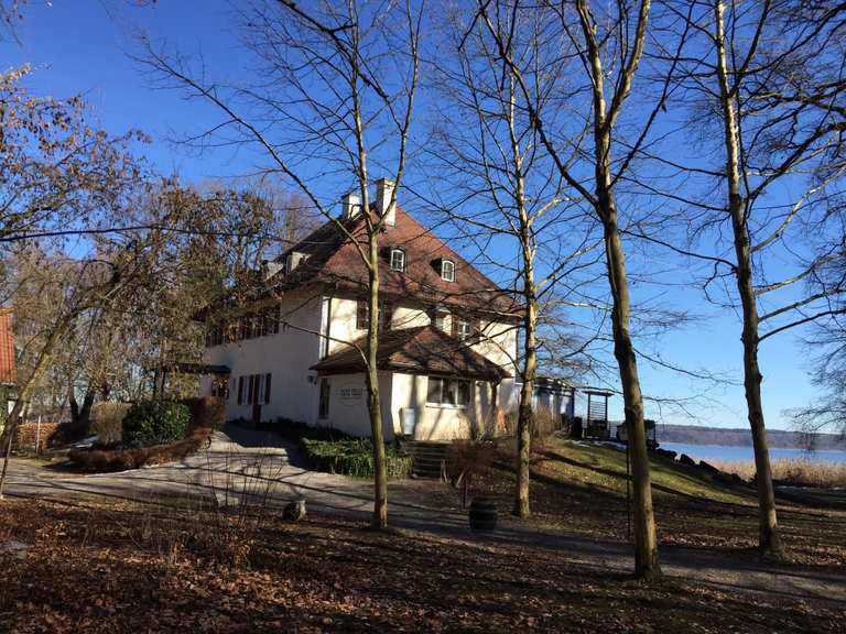 Dampferanlegestelle Utting – Bootshaus Itinerario ad anello da Utting ...