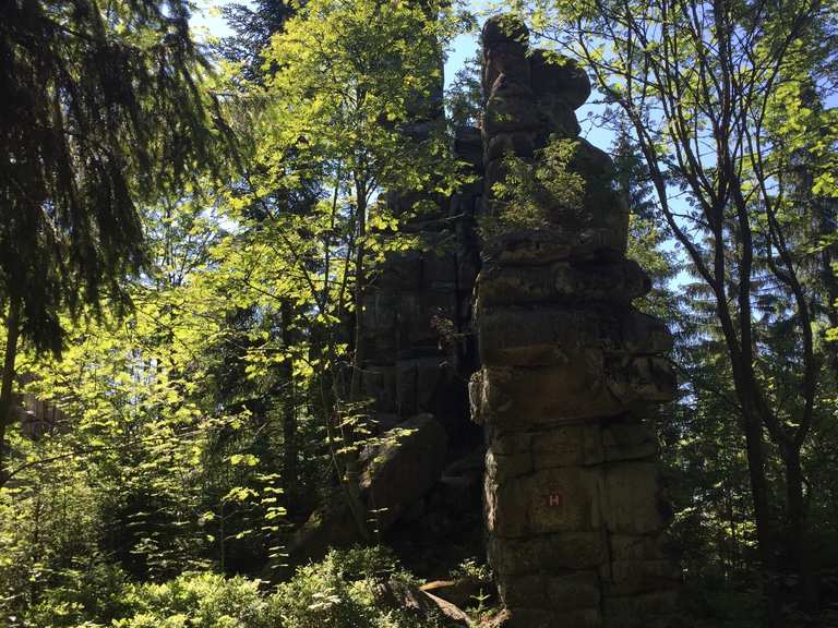 Drei-Brüder-Felsen - Meierhöfer Seite, Wunsiedel im Fichtelgebirge ...