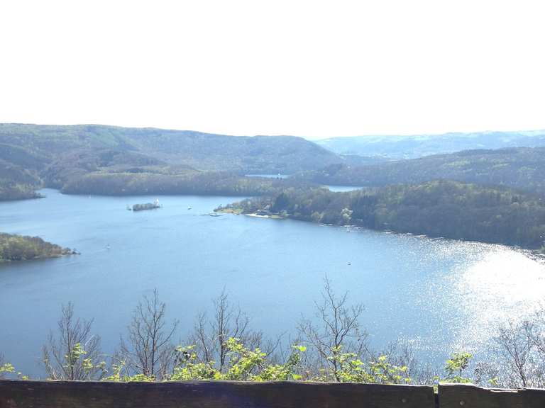 Hubertushöhe / Aussicht Rursee - Mountain Bike Trails & Tracks | Komoot
