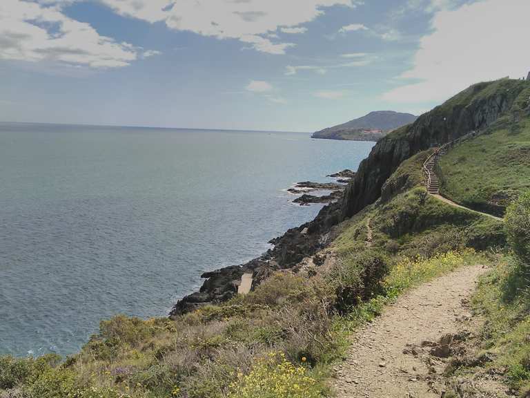 Sentier côtier de la plage de l'Ouille à Collioure - Itinéraires de ...