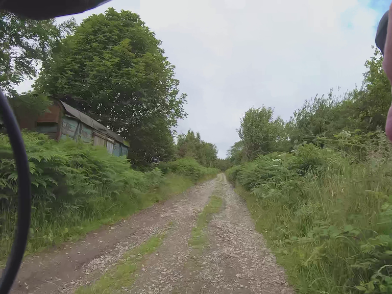 Unsurfaced track between Cilcain and Moel Arthur Cycle Routes and Map ...