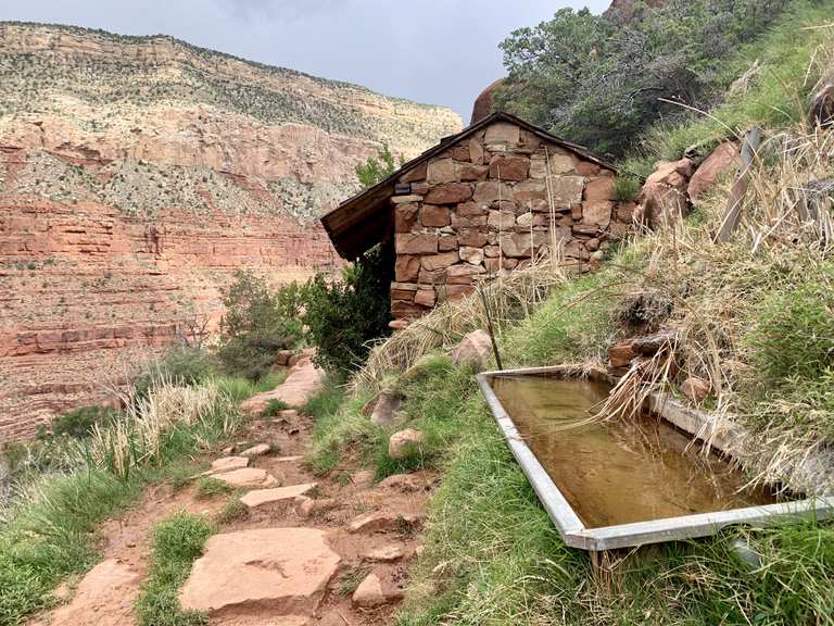 Santa Maria Spring über den Hermit Trail - Grand Canyon National Park ...