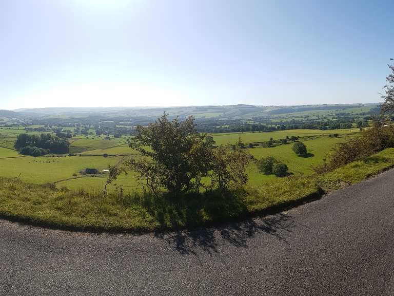 Moor Lane - Longstone Edge Climb Road Cycle Routes and Map | Komoot