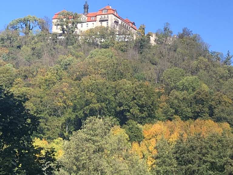 Blick auf Schloss Bieberstein : Radtouren und Radwege | komoot