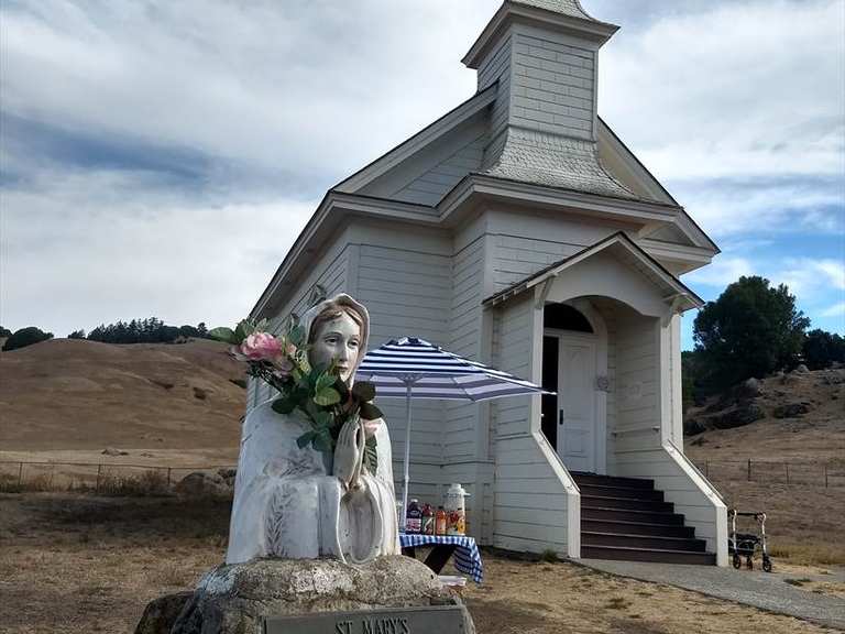 Old St Mary's Church of Nicasio Valley Routes for Walking and Hiking ...