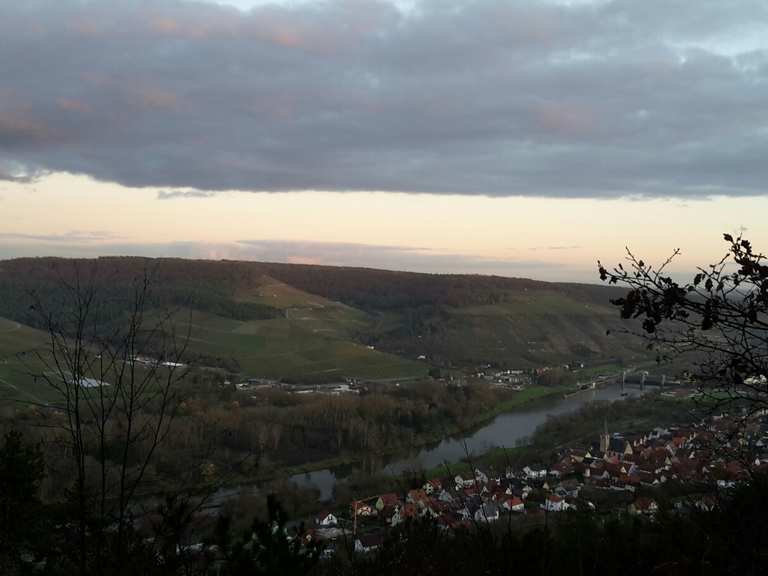 Toller Ausblick auf Erlabrunn - Mountain Bike Trails & Tracks | Komoot