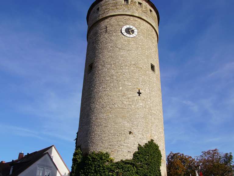 Falterturm (The Leaning Tower of Kitzingen) Routes for Walking and ...