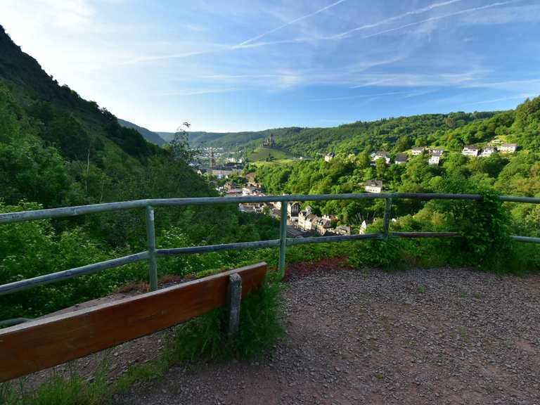 Pinnerkreuz – Smal bospad rondtocht vanuit Cochem (Mosel) | wandeling ...