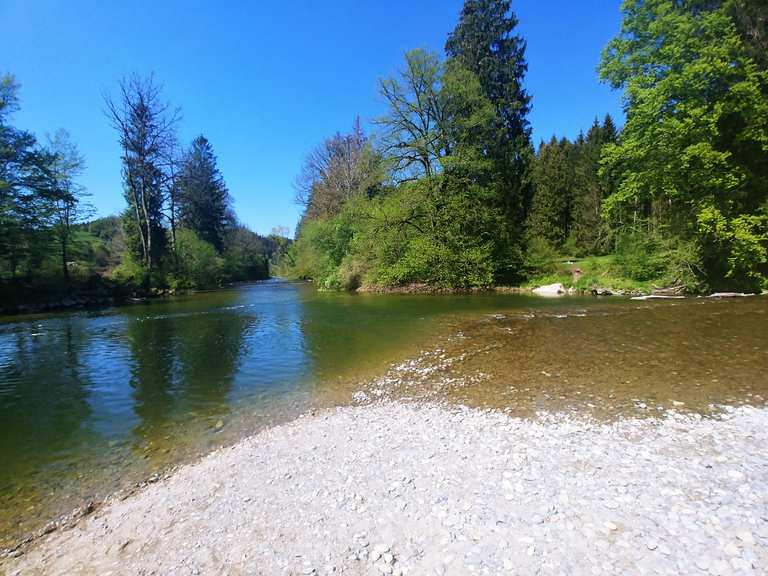 Entlang der Argen. – die wilde Argen Runde von Schwarzenbach ...