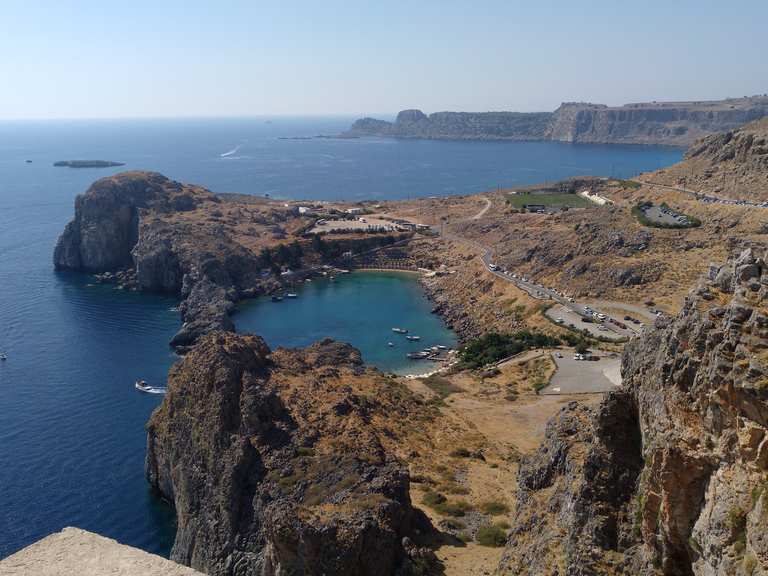 Lindos Altstadt: Wanderungen und Rundwege | komoot