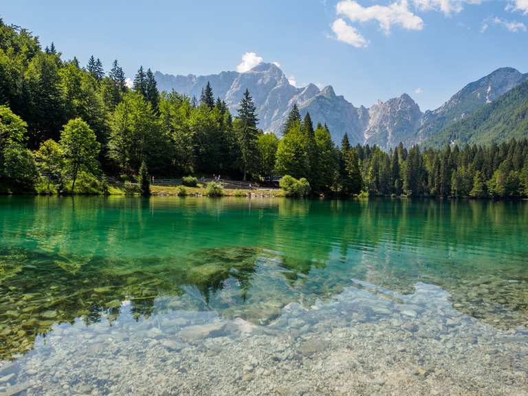 Lower Fusine Lake - Cycle Routes and Map | Komoot